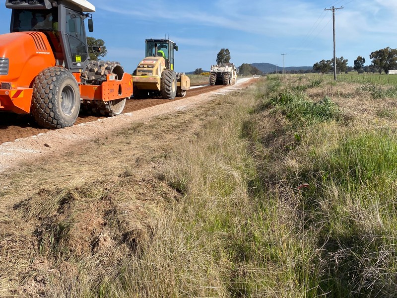 Lockhart Shire using Roadmaker 343 - Stabil-Lime